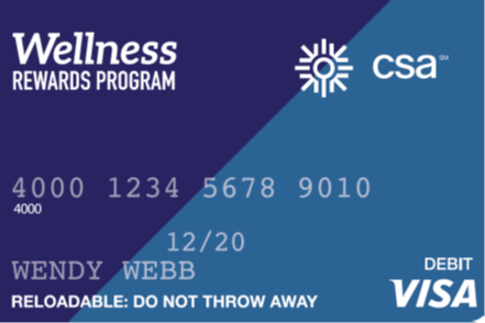 What does the card look like? – Wellness Rewards Program